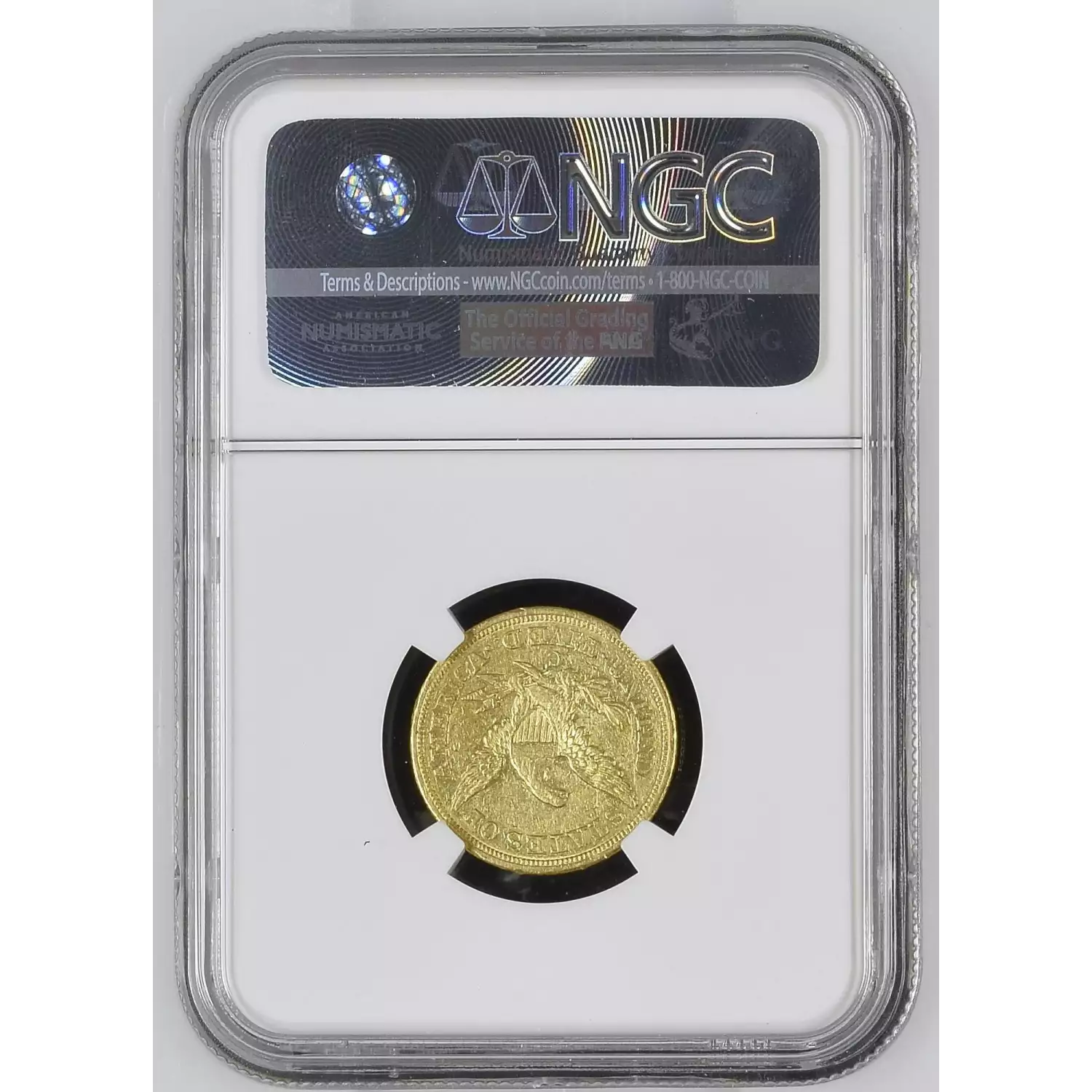 1853-C Gold Half Eagles Liberty Head NGC AU-58 - Hyatt Coins