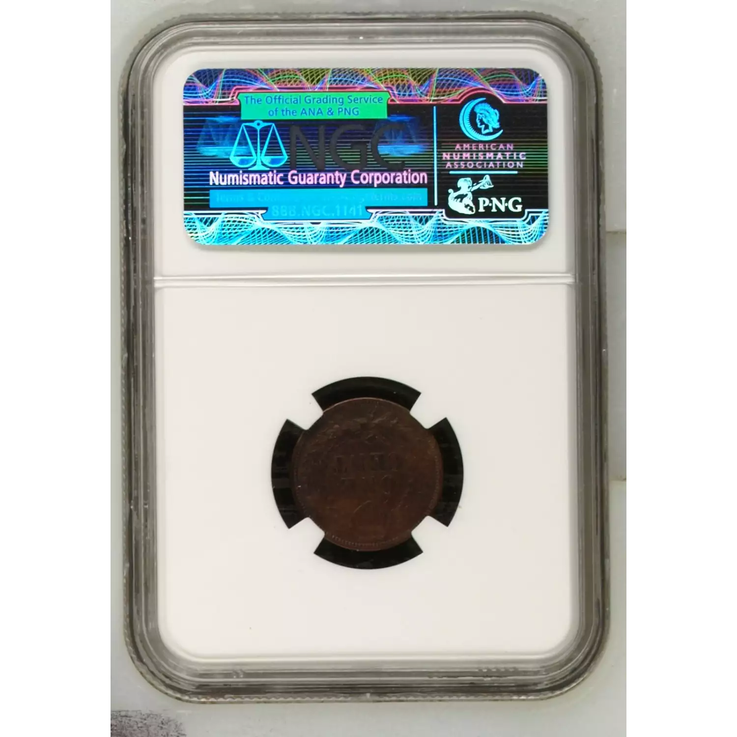 1872 Small Cents Indian Head NGC XF-40 BN - Hyatt Coins