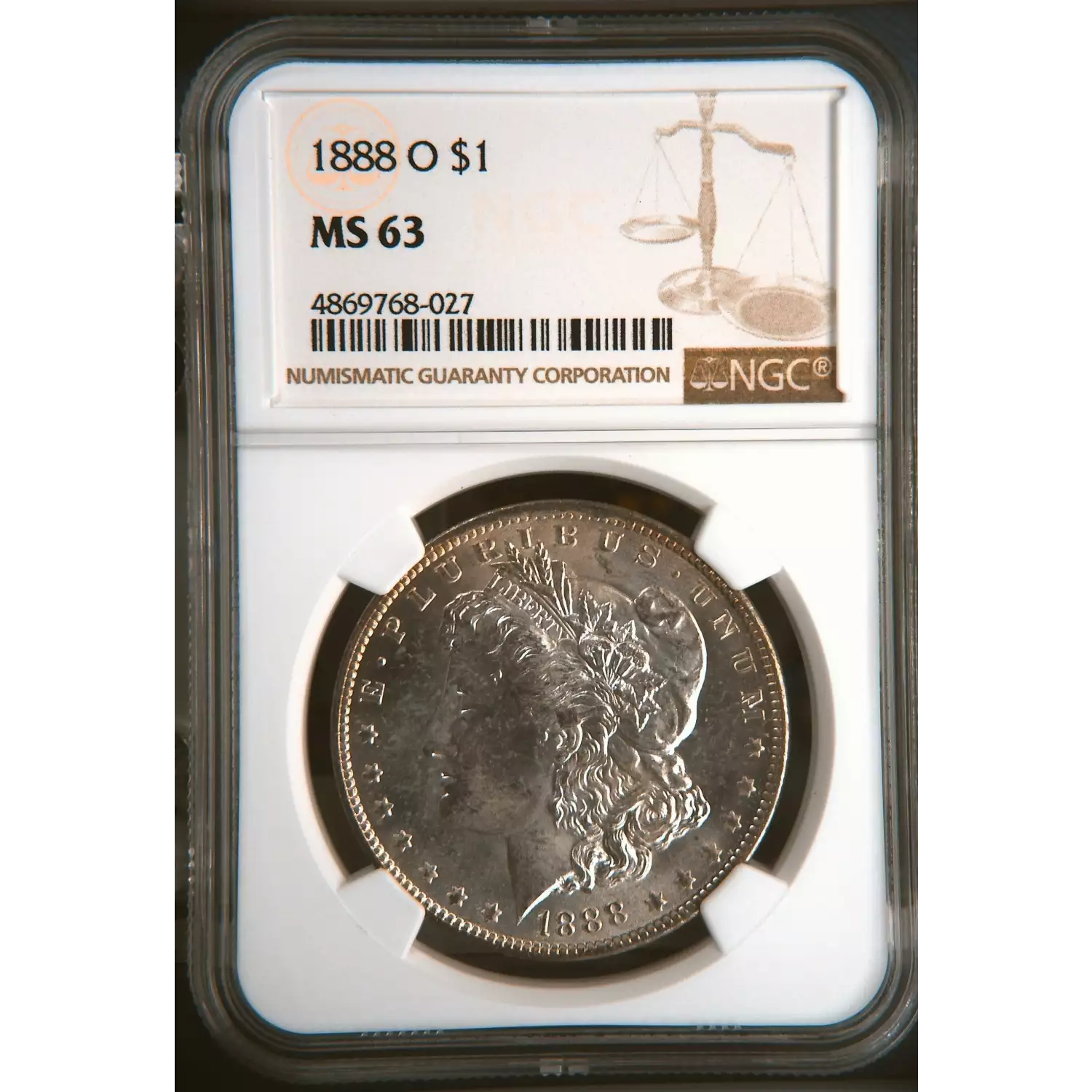 1888-O Morgan Silver Dollar NGC MS-63 - Hyatt Coins