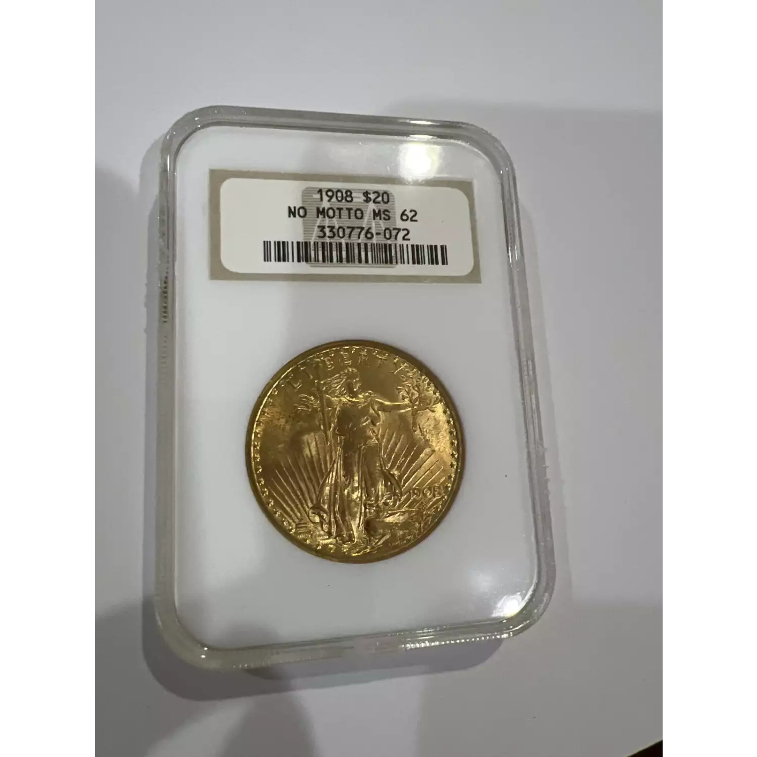 1908 Double Eagles Saint Gaudens NGC MS-62 No Motto - Hyatt Coins