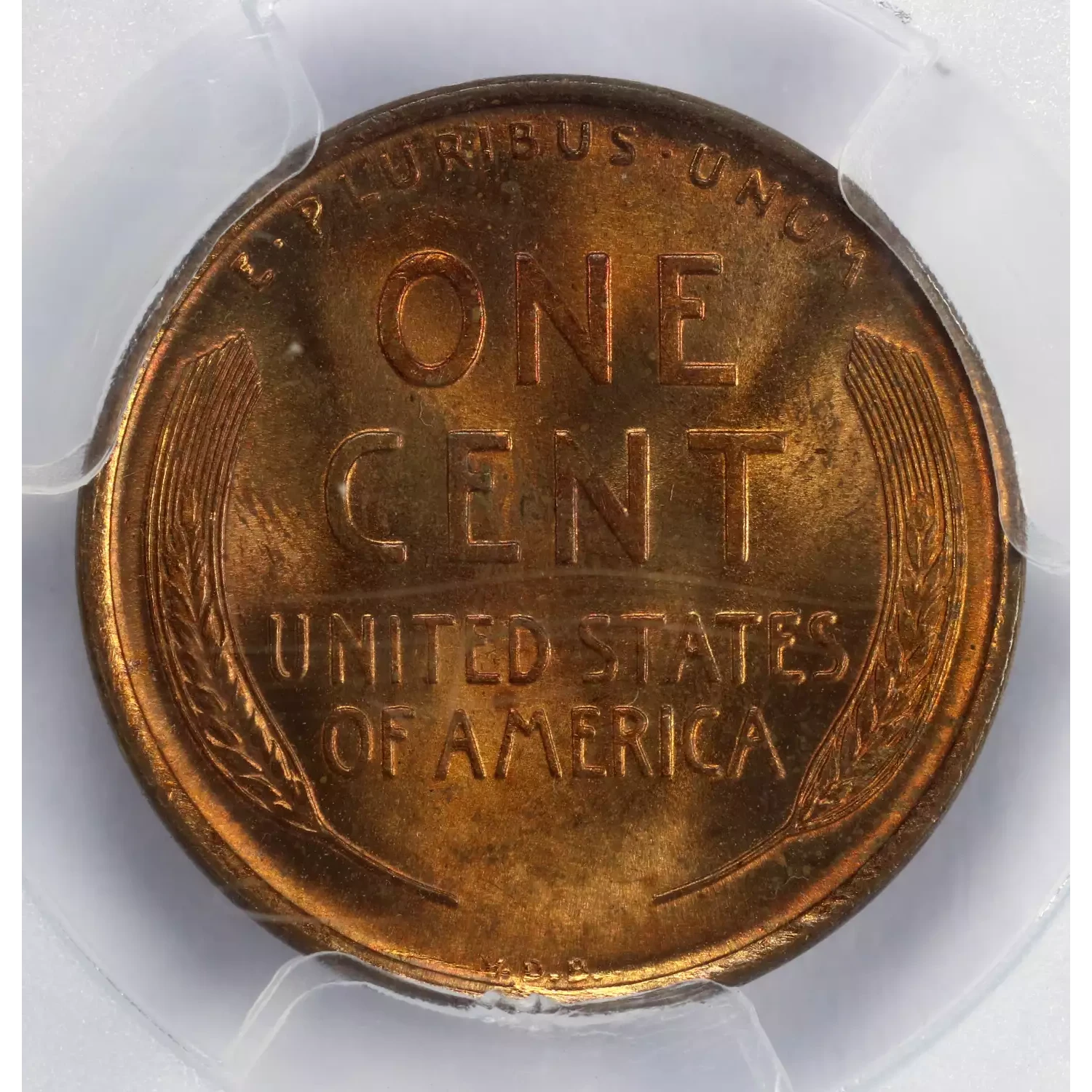 1909 Small Cents Lincoln, Wheat Ears Reverse PCGS MS-65+ RD VDB - Hyatt Coins