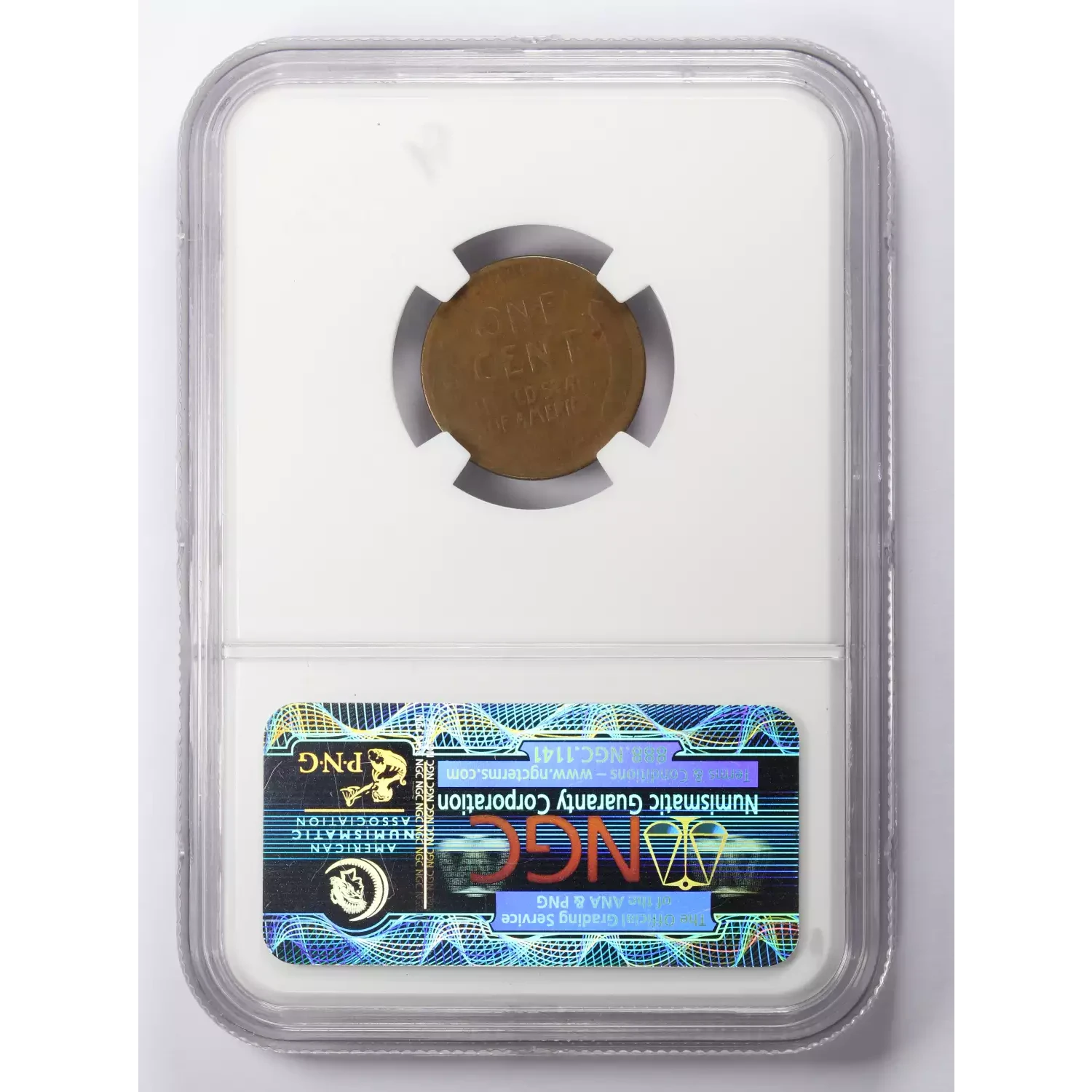 1922 Small Cents Lincoln, Wheat Ears Reverse NGC VF-20 BN No D Weak ...