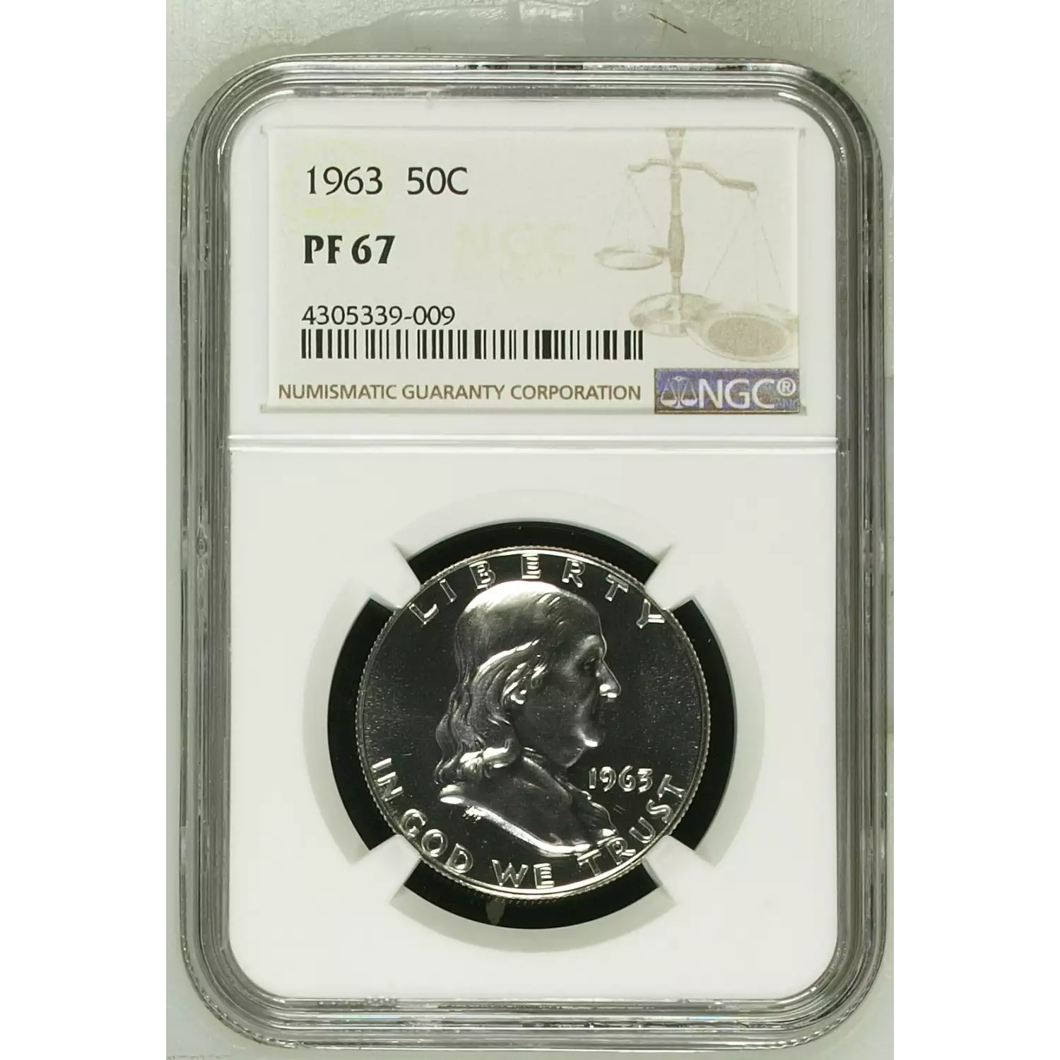 1963 Half Dollars Franklin NGC PF-67 - Hyatt Coins