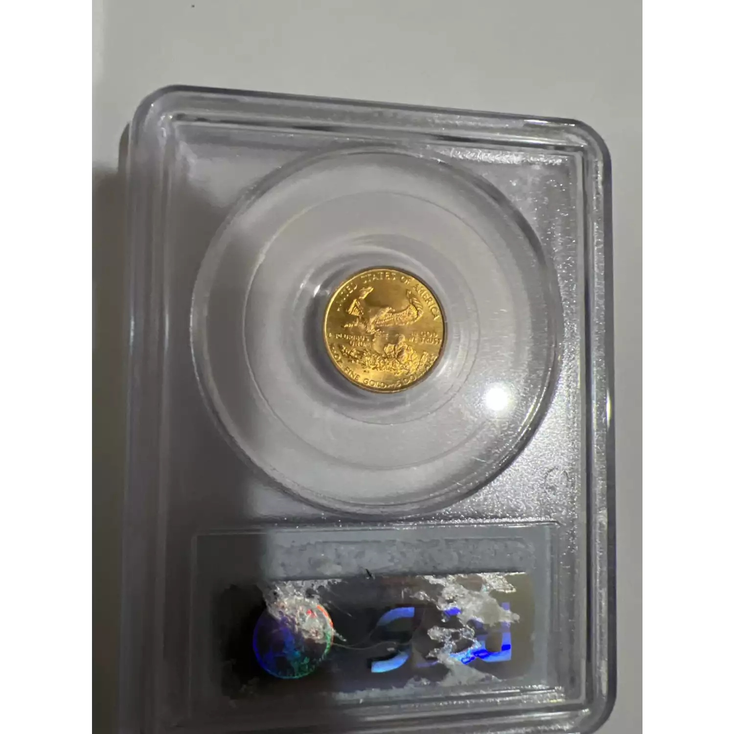 1999-W Bullion $5 Gold Eagle 1/10 oz PCGS MS-69 Gold Eagle Unfinished ...