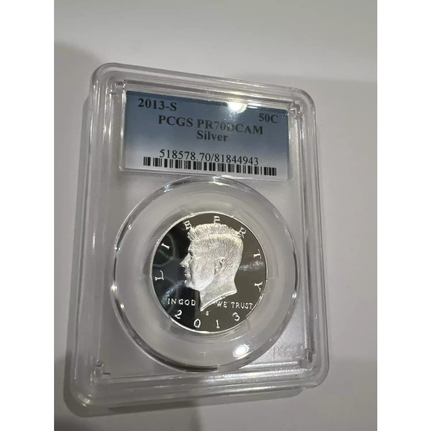 2013-S Half Dollar Kennedy PCGS PR-70 DCAM Silver - Hyatt Coins