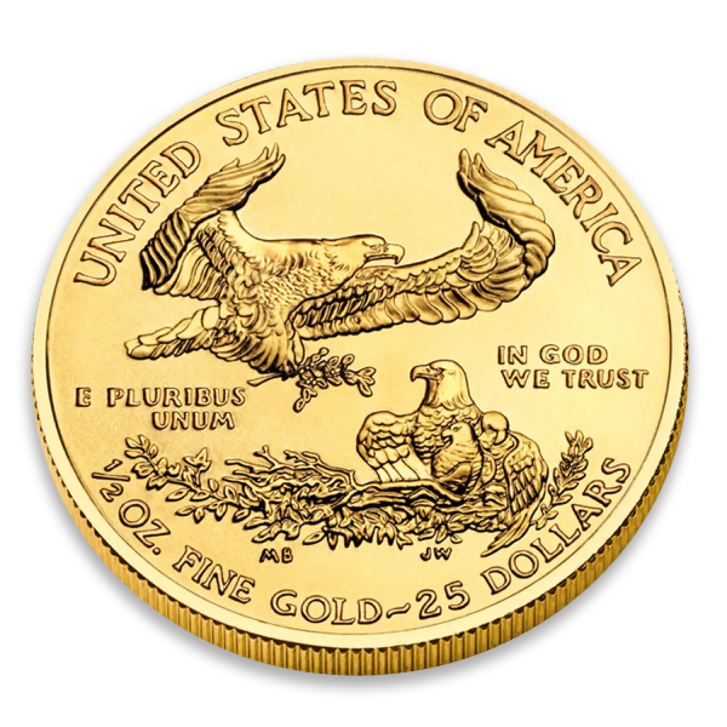 Half Ounce American Eagle Gold Coin | 25 Dollar Gold Coin - Hyatt Coins